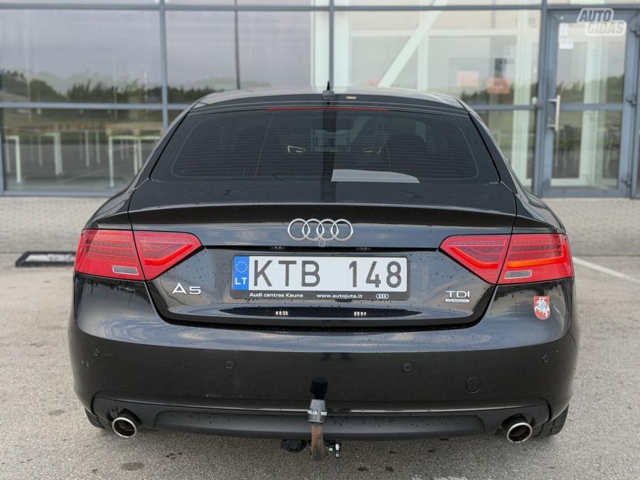 Черный Ауди A5 Sportback 2012 в Паневежис, объемом двигателя 3.00 л и пробегом 289 тыс. км за 6200 €, фото 9 на AUTOMOTO.COM.LV