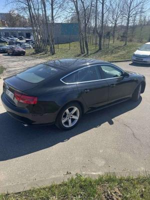 Melns Audi A5 Sportback 2012 Viļņa, ar dzinēja tilpumu 1.80 L un nobraukumu 180 tūkst. km par 9500 €, foto 5 vietnē AUTOMOTO.COM.LV