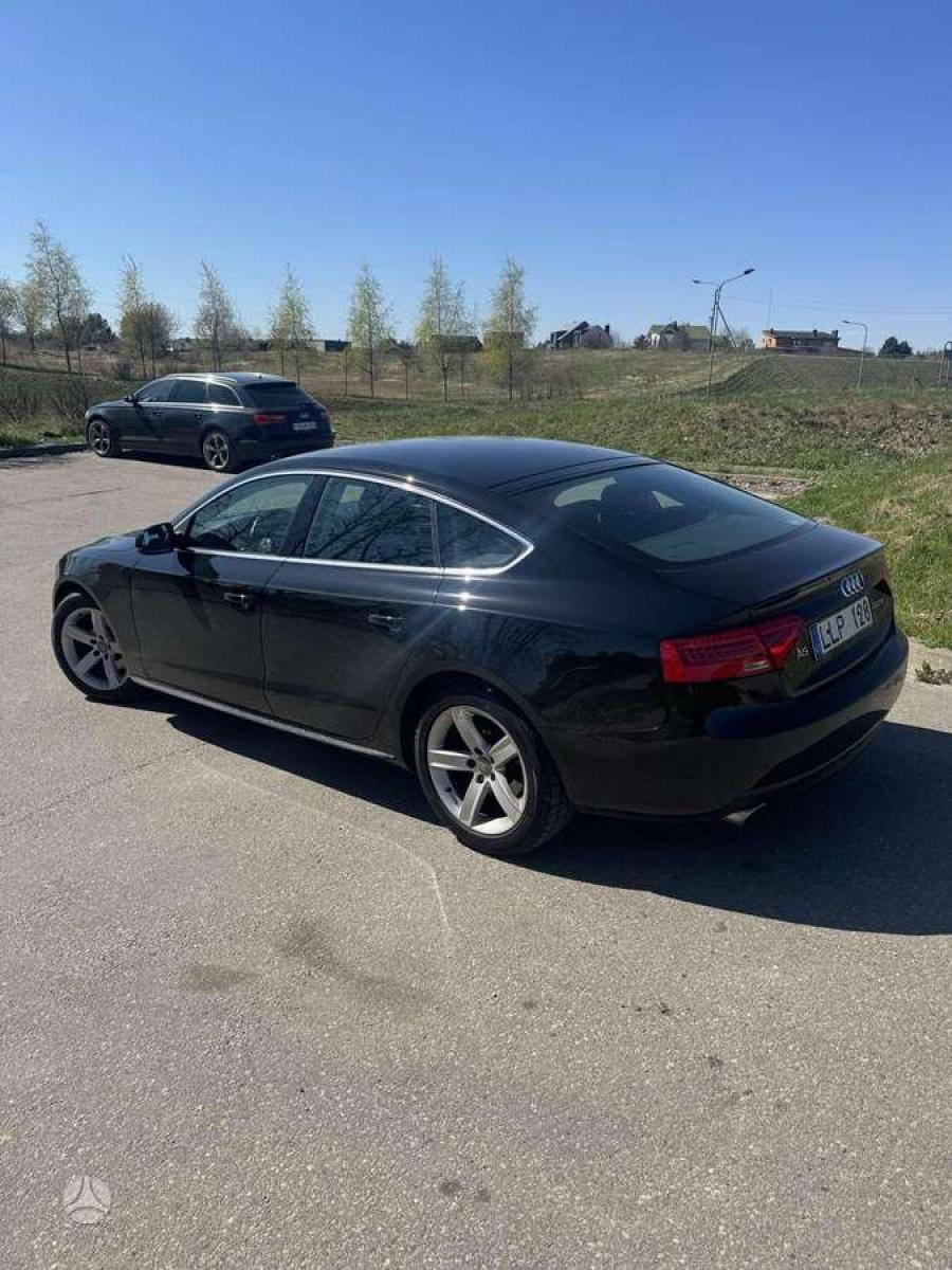 Melns Audi A5 Sportback 2012 Viļņa, ar dzinēja tilpumu 1.80 L un nobraukumu 180 tūkst. km par 9500 €, foto 6 vietnē AUTOMOTO.COM.LV