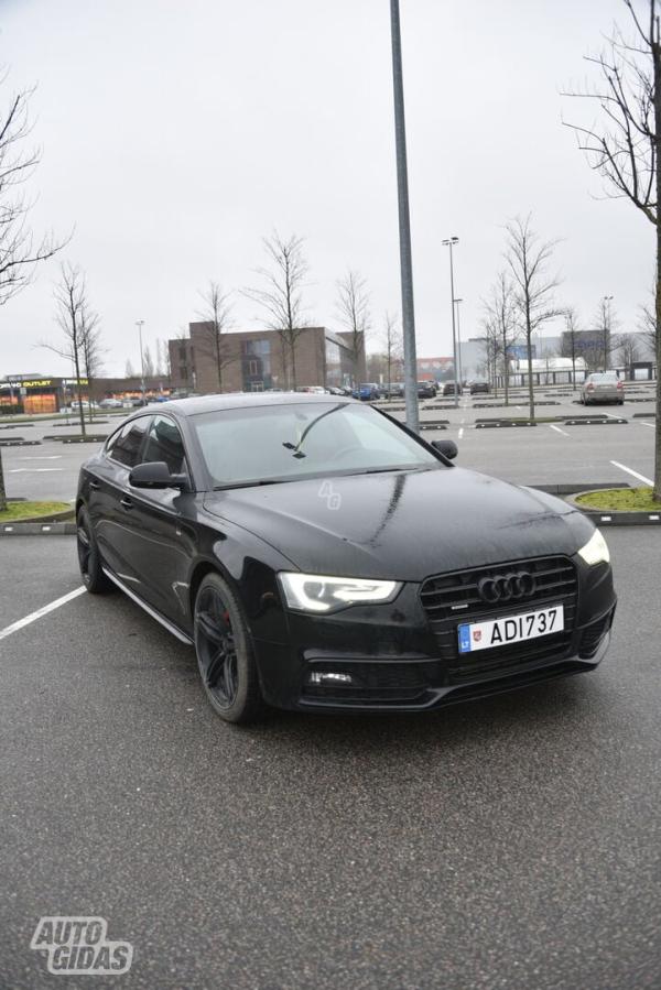 Melns Audi A5 Sportback 2013 Klaipėda, ar dzinēja tilpumu 3.00 L un nobraukumu 258 tūkst. km par 13000 €, foto 1 vietnē AUTOMOTO.COM.LV