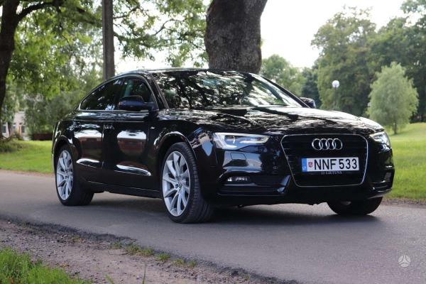 Melns Audi A5 Sportback 2013 Šauļi, ar dzinēja tilpumu 2.97 L un nobraukumu 340 tūkst. km par 10500 €, foto 1 vietnē AUTOMOTO.COM.LV
