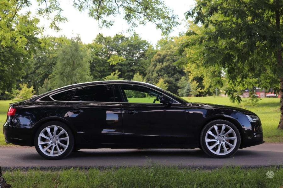 Melns Audi A5 Sportback 2013 Šauļi, ar dzinēja tilpumu 2.97 L un nobraukumu 340 tūkst. km par 10500 €, foto 7 vietnē AUTOMOTO.COM.LV