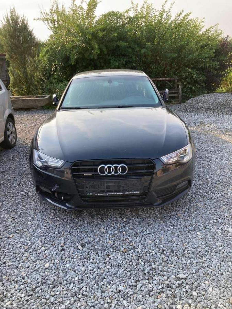 Melns Audi A5 Sportback 2013 Rokiškis, ar dzinēja tilpumu 3.00 L un nobraukumu 278 tūkst. km par 6700 €, foto 1 vietnē AUTOMOTO.COM.LV