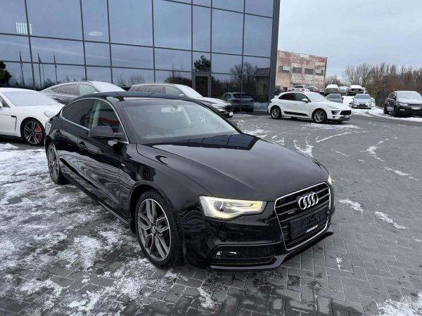 Melns Audi A5 Sportback 2014 Telšiai, ar dzinēja tilpumu 1.97 L un nobraukumu 258 tūkst. km par 10800 €, foto 11 vietnē AUTOMOTO.COM.LV