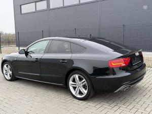 Black Audi A5 Sportback 2014 in Kaunas, with an engine capacity of 1.97 L and mileage of 189 thousand km for 11800 €, photo 3 on AUTOMOTO.COM.LV