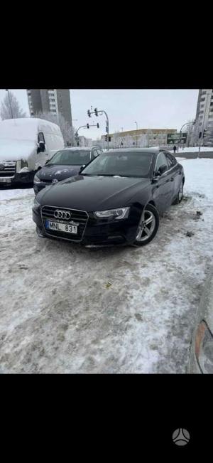 Black Audi A5 Sportback 2014 in Panevezys, with an engine capacity of 1.97 L and mileage of 300 thousand km for 9250 €, photo  on AUTOMOTO.COM.LV