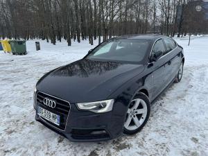 Black Audi A5 Sportback 2014 in Kaunas, with an engine capacity of 2.00 L and mileage of 268 thousand km for 9199 €, photo  on AUTOMOTO.COM.LV