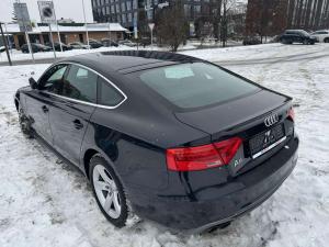Black Audi A5 Sportback 2014 in Kaunas, with an engine capacity of 2.00 L and mileage of 268 thousand km for 9199 €, photo 4 on AUTOMOTO.COM.LV