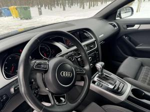 Black Audi A5 Sportback 2014 in Kaunas, with an engine capacity of 2.00 L and mileage of 268 thousand km for 9199 €, photo 14 on AUTOMOTO.COM.LV