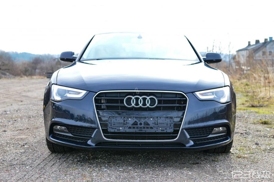 Black Audi A5 Sportback 2014 in Kretinga, with an engine capacity of 2.00 L and mileage of 127 thousand km for 14500 €, photo 3 on AUTOMOTO.COM.LV
