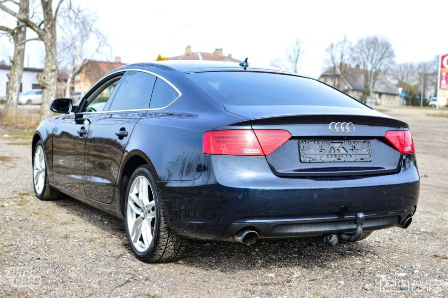 Black Audi A5 Sportback 2014 in Kretinga, with an engine capacity of 2.00 L and mileage of 127 thousand km for 14500 €, photo 7 on AUTOMOTO.COM.LV