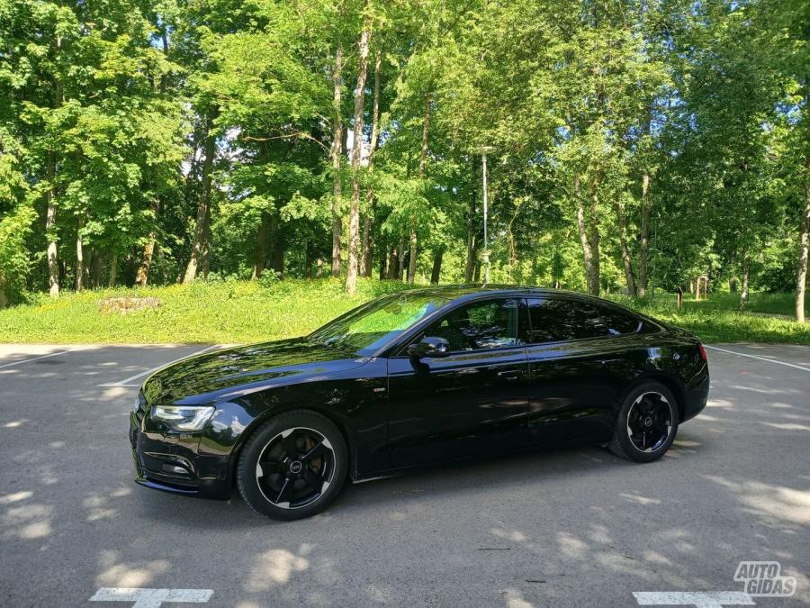 Черный Ауди A5 Sportback 2014 в Алитус, объемом двигателя 3.00 л и пробегом 272 тыс. км за 9550 €, фото 4 на AUTOMOTO.COM.LV