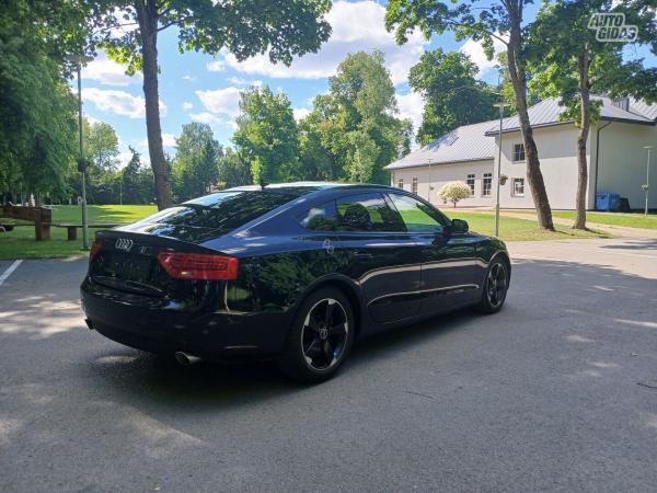 Black Audi A5 Sportback 2014 in Alytus, with an engine capacity of 3.00 L and mileage of 272 thousand km for 9550 €, photo 7 on AUTOMOTO.COM.LV