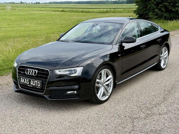 Melns Audi A5 Sportback 2014 Vilkaviškis, ar dzinēja tilpumu 1.97 L un nobraukumu 252 tūkst. km par 12000 €, foto 1 vietnē AUTOMOTO.COM.LV