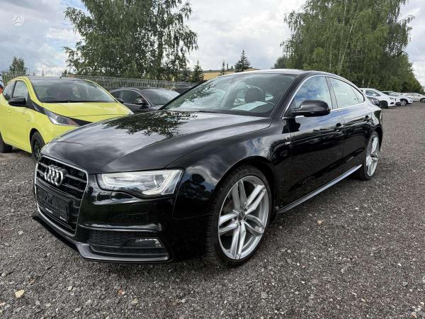 Melns Audi A5 Sportback 2014 Šauļi, ar dzinēja tilpumu 1.97 L un nobraukumu 252 tūkst. km par 12000 €, foto 1 vietnē AUTOMOTO.COM.LV