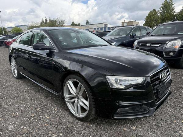 Melns Audi A5 Sportback 2014 Šauļi, ar dzinēja tilpumu 1.97 L un nobraukumu 252 tūkst. km par 12000 €, foto 2 vietnē AUTOMOTO.COM.LV