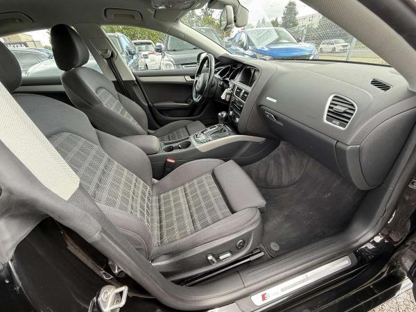 Melns Audi A5 Sportback 2014 Šauļi, ar dzinēja tilpumu 1.97 L un nobraukumu 252 tūkst. km par 12000 €, foto 6 vietnē AUTOMOTO.COM.LV