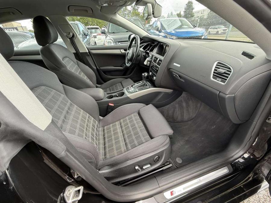 Black Audi A5 Sportback 2014 in Siauliai, with an engine capacity of 1.97 L and mileage of 252 thousand km for 12000 €, photo 7 on AUTOMOTO.COM.LV