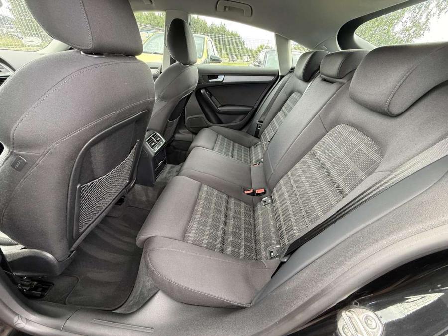Black Audi A5 Sportback 2014 in Siauliai, with an engine capacity of 1.97 L and mileage of 252 thousand km for 12000 €, photo 8 on AUTOMOTO.COM.LV