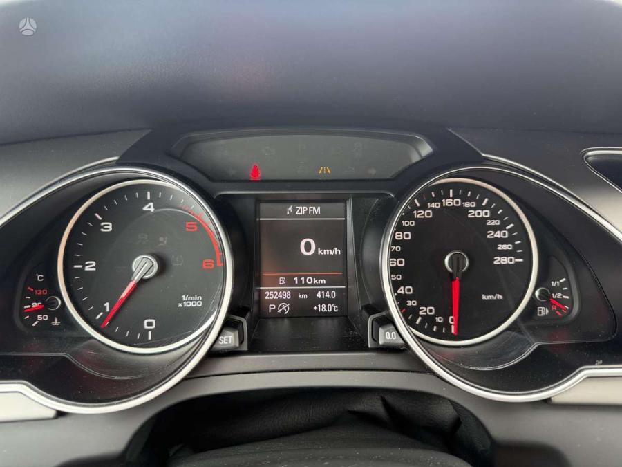 Black Audi A5 Sportback 2014 in Siauliai, with an engine capacity of 1.97 L and mileage of 252 thousand km for 12000 €, photo 13 on AUTOMOTO.COM.LV
