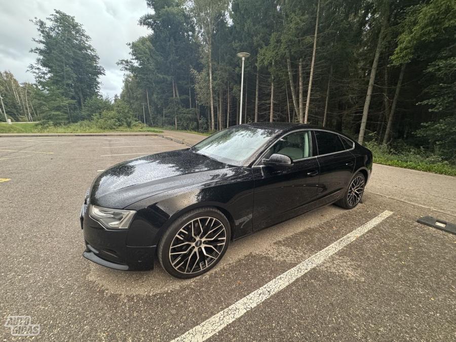 Melns Audi A5 Sportback 2014 Klaipėda, ar dzinēja tilpumu 2.00 L un nobraukumu 290 tūkst. km par 11700 €, foto 1 vietnē AUTOMOTO.COM.LV