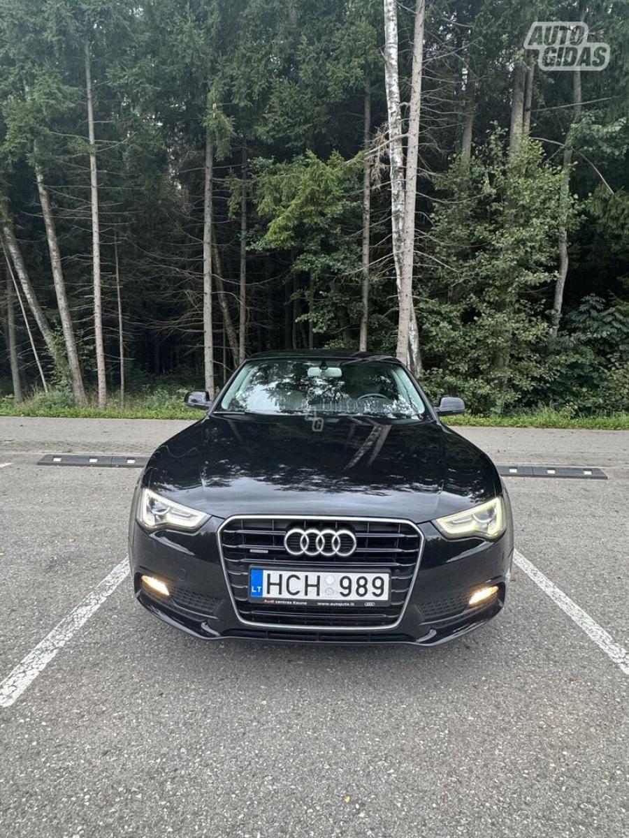 Melns Audi A5 Sportback 2014 Klaipėda, ar dzinēja tilpumu 2.00 L un nobraukumu 290 tūkst. km par 11700 €, foto 5 vietnē AUTOMOTO.COM.LV