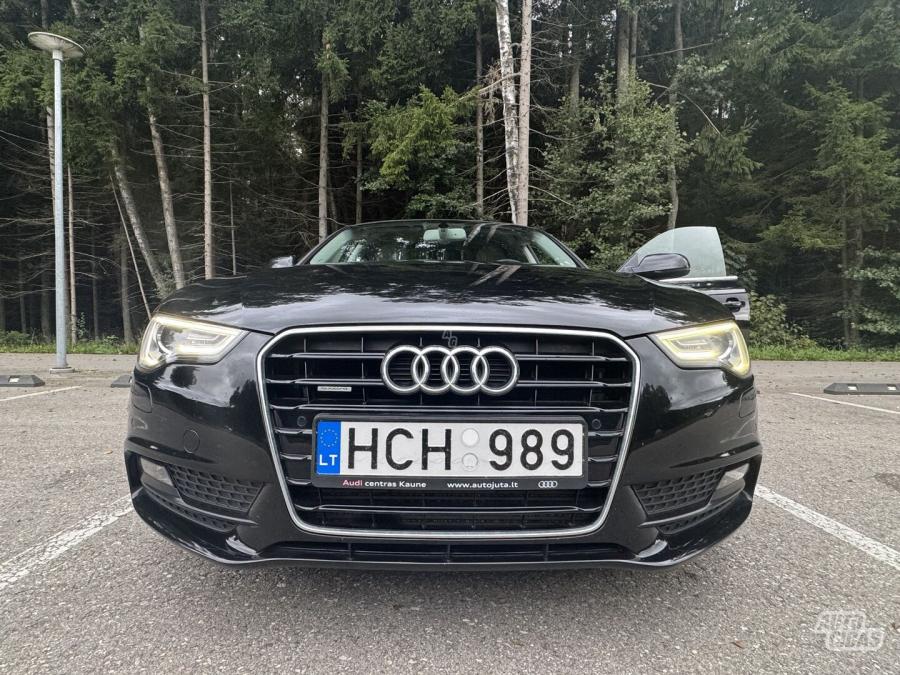Melns Audi A5 Sportback 2014 Klaipėda, ar dzinēja tilpumu 2.00 L un nobraukumu 290 tūkst. km par 11700 €, foto 6 vietnē AUTOMOTO.COM.LV