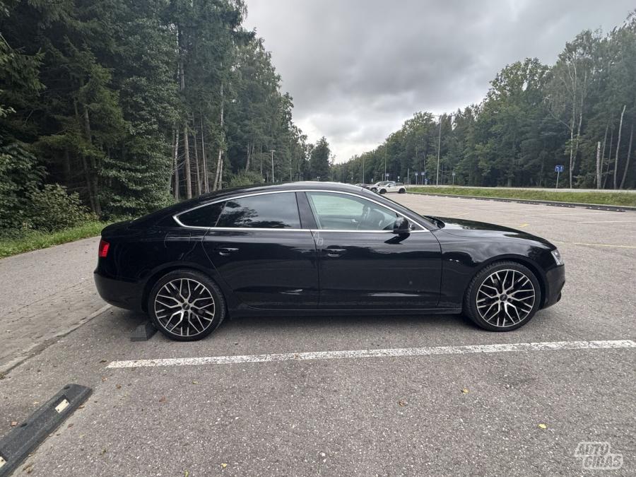 Melns Audi A5 Sportback 2014 Klaipėda, ar dzinēja tilpumu 2.00 L un nobraukumu 290 tūkst. km par 11700 €, foto 7 vietnē AUTOMOTO.COM.LV