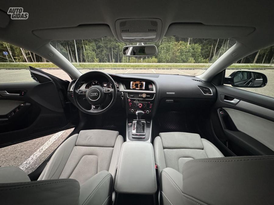 Melns Audi A5 Sportback 2014 Klaipėda, ar dzinēja tilpumu 2.00 L un nobraukumu 290 tūkst. km par 11700 €, foto 11 vietnē AUTOMOTO.COM.LV