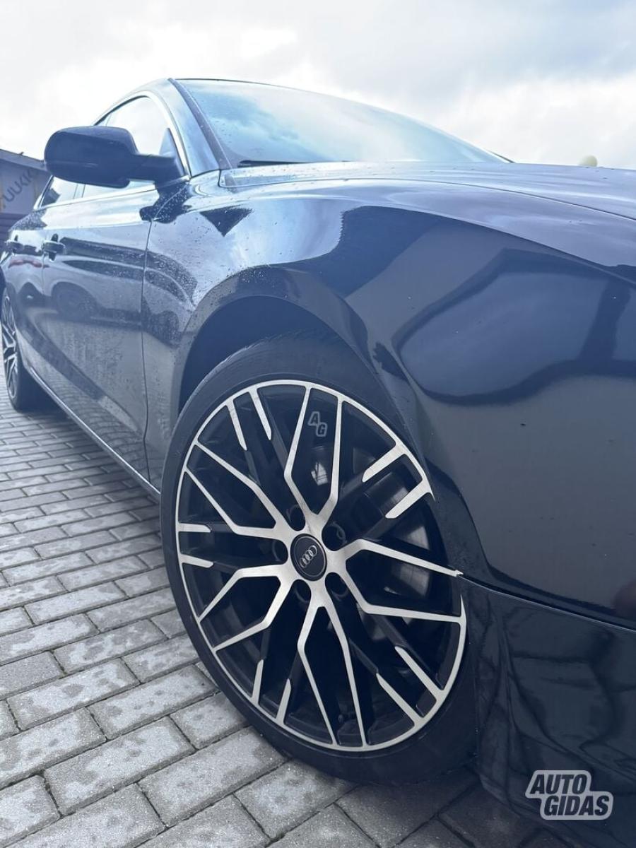 Melns Audi A5 Sportback 2014 Klaipėda, ar dzinēja tilpumu 2.00 L un nobraukumu 290 tūkst. km par 11700 €, foto 15 vietnē AUTOMOTO.COM.LV