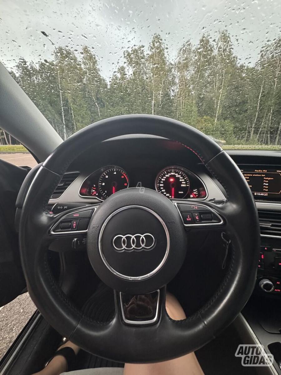 Melns Audi A5 Sportback 2014 Klaipėda, ar dzinēja tilpumu 2.00 L un nobraukumu 290 tūkst. km par 11700 €, foto 18 vietnē AUTOMOTO.COM.LV