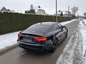 Melns Audi A5 Sportback 2015 Jurbarkas, ar dzinēja tilpumu 2.97 L un nobraukumu 252 tūkst. km par 12200 €, foto 3 vietnē AUTOMOTO.COM.LV