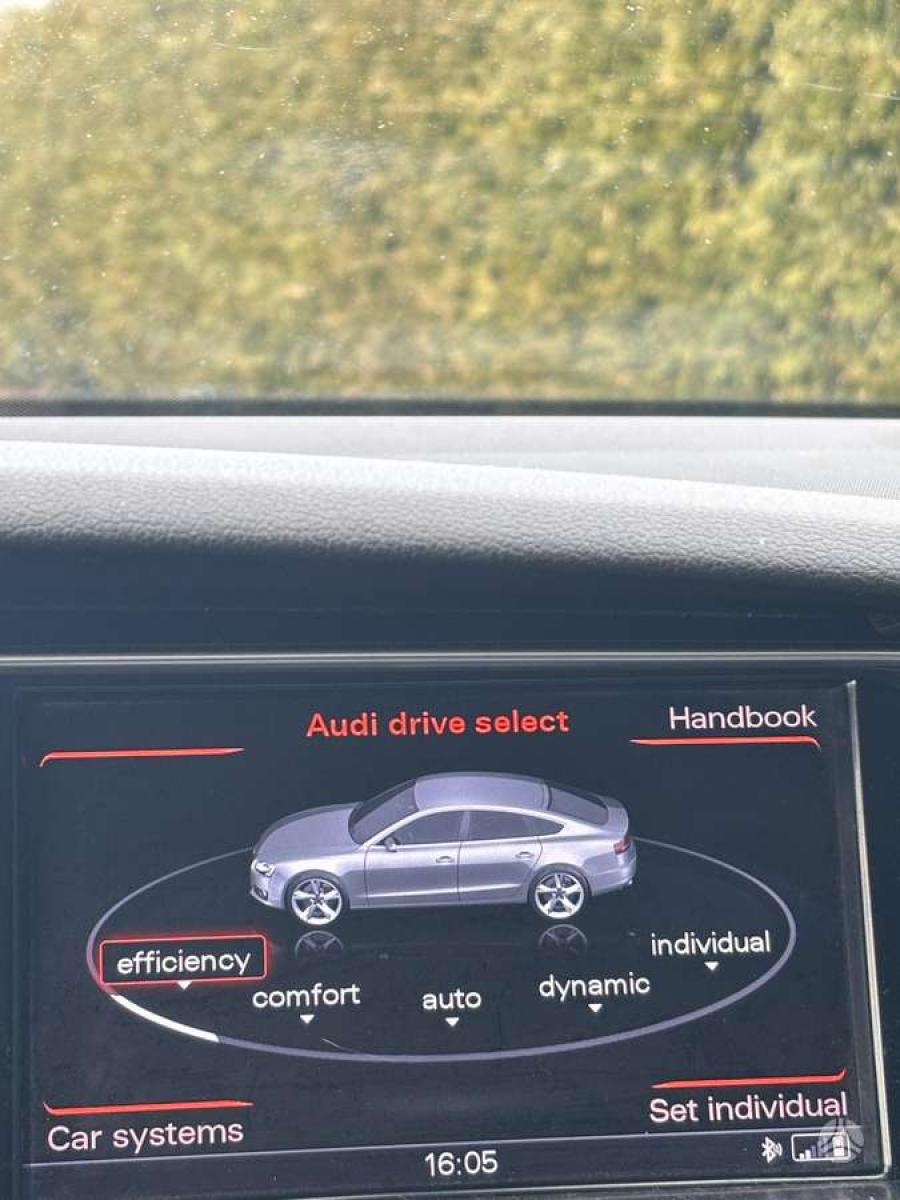 Черный Ауди A5 Sportback 2015 в Юрбаркас, объемом двигателя 2.97 л и пробегом 252 тыс. км за 11650 €, фото 16 на AUTOMOTO.COM.LV