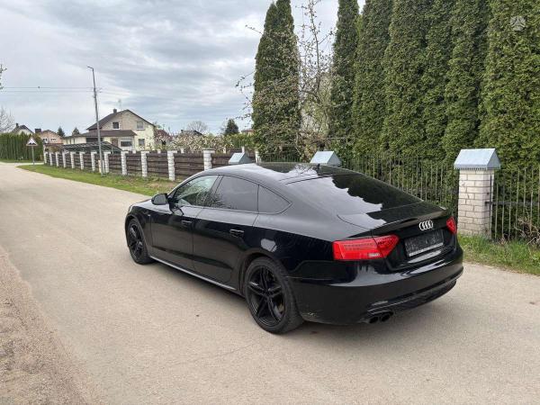 Черный Ауди A5 Sportback 2015 в Юрбаркас, объемом двигателя 2.97 л и пробегом 252 тыс. км за 11500 €, фото 7 на AUTOMOTO.COM.LV
