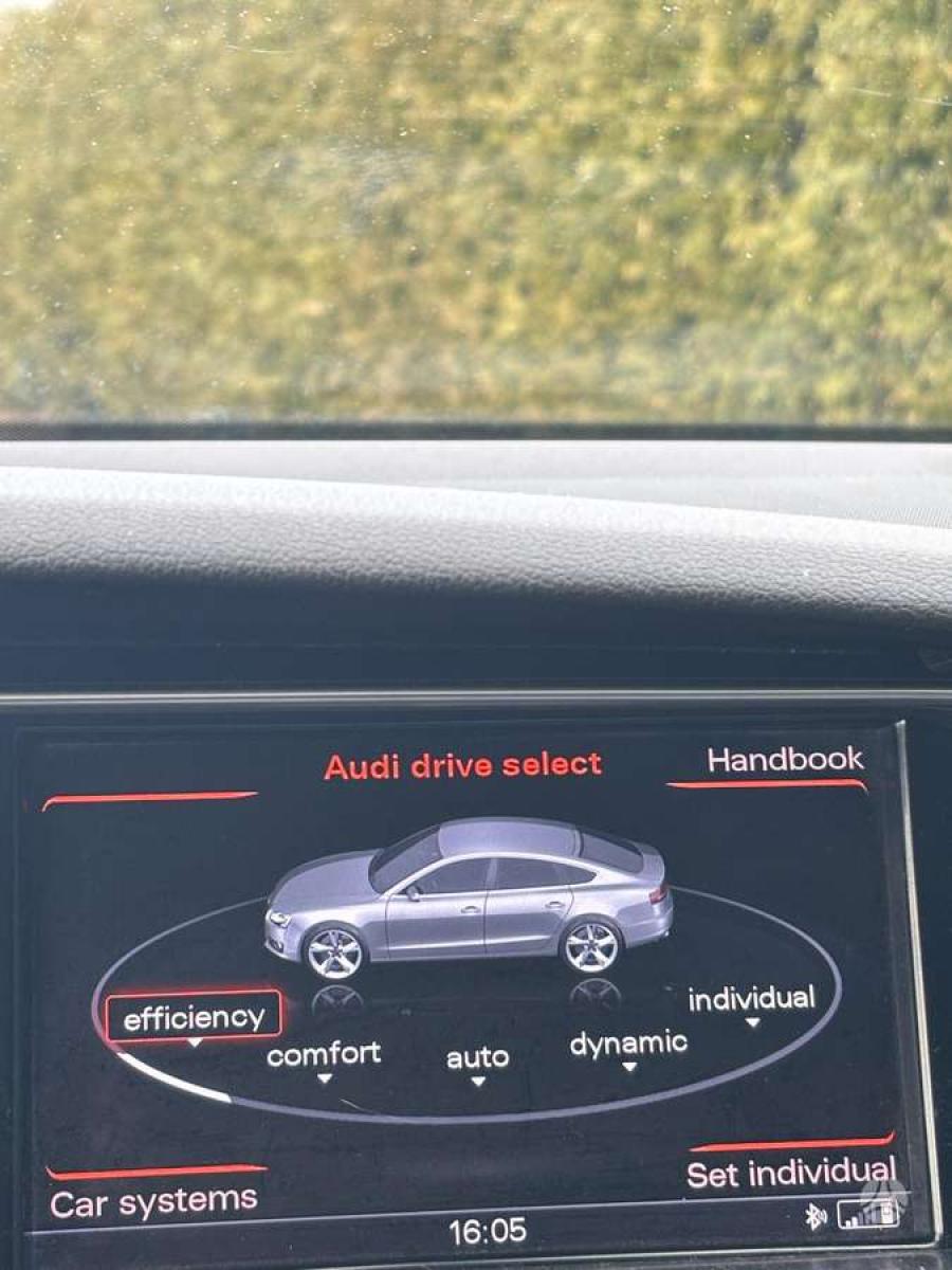Черный Ауди A5 Sportback 2015 в Юрбаркас, объемом двигателя 2.97 л и пробегом 252 тыс. км за 11500 €, фото 15 на AUTOMOTO.COM.LV