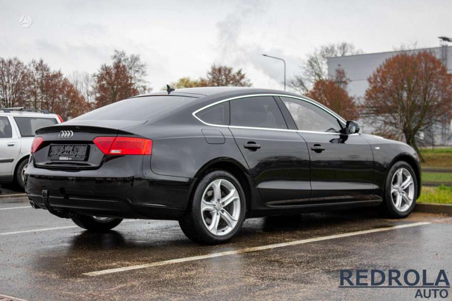 Melns Audi A5 Sportback 2016 Kauņa, ar dzinēja tilpumu 1.97 L un nobraukumu 191 tūkst. km par 13500 €, foto 4 vietnē AUTOMOTO.COM.LV