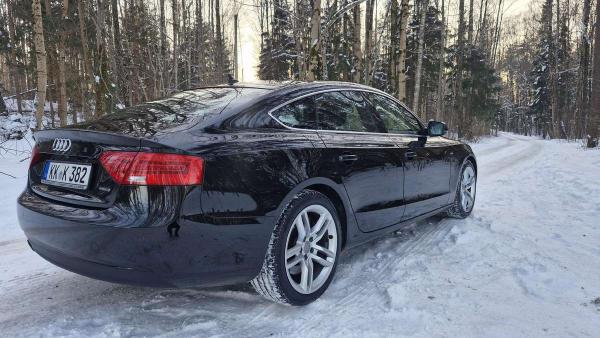Black Audi A5 Sportback 2016 in Vilnius, with an engine capacity of 2.97 L and mileage of 234 thousand km for 13900 €, photo 2 on AUTOMOTO.COM.LV