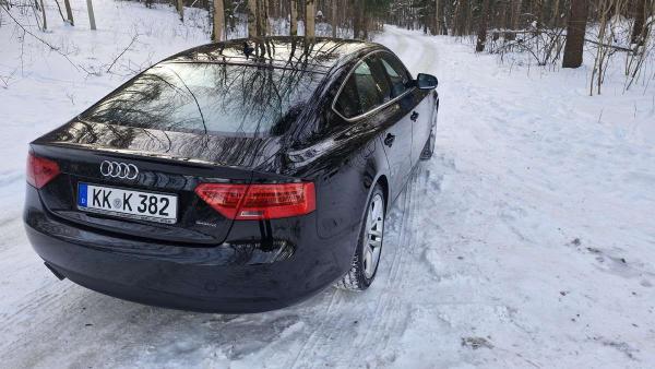 Black Audi A5 Sportback 2016 in Vilnius, with an engine capacity of 2.97 L and mileage of 234 thousand km for 13900 €, photo 3 on AUTOMOTO.COM.LV
