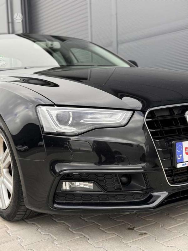Черный Ауди A5 Sportback 2016 в Клайпеда, объемом двигателя 1.80 л и пробегом 255 тыс. км за 10500 €, фото 3 на AUTOMOTO.COM.LV