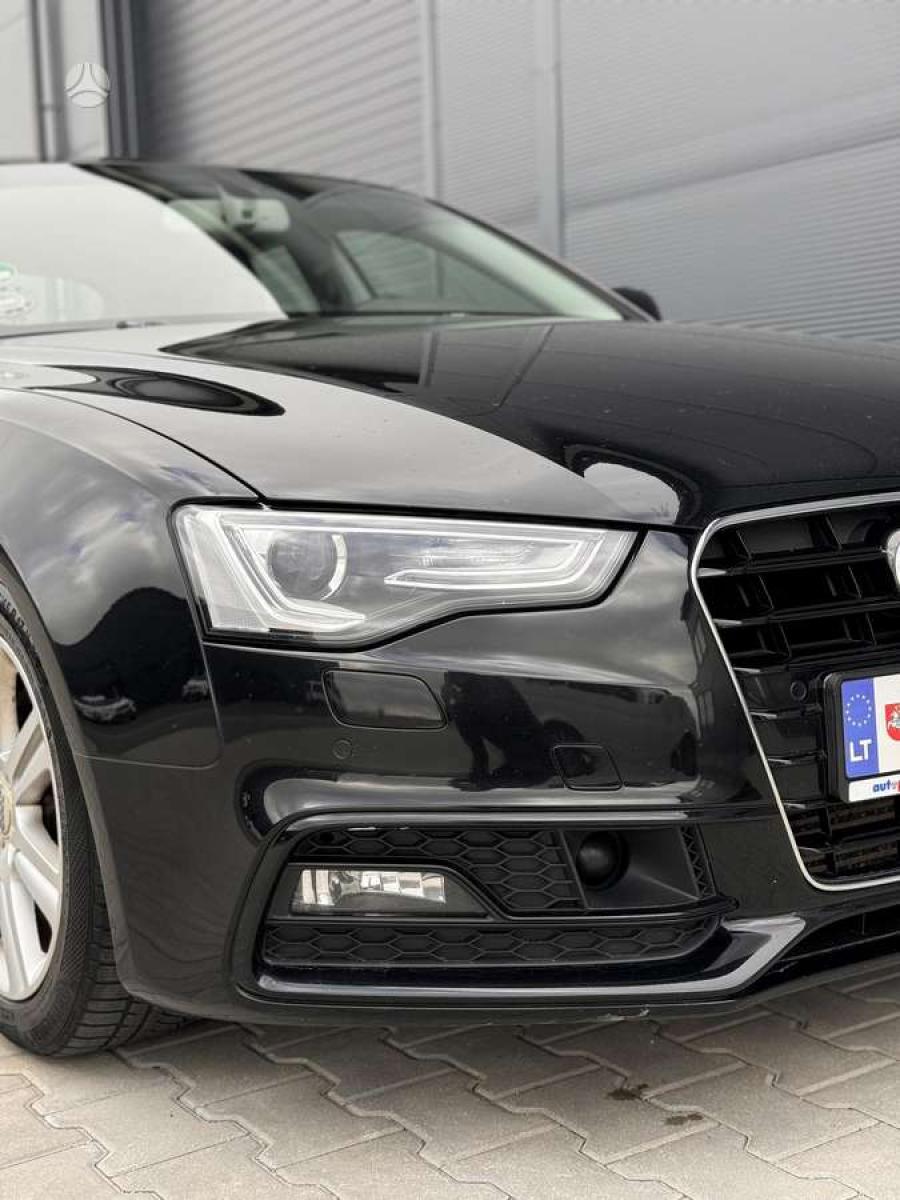 Black Audi A5 Sportback 2016 in Klaipeda, with an engine capacity of 1.80 L and mileage of 255 thousand km for 10500 €, photo 4 on AUTOMOTO.COM.LV