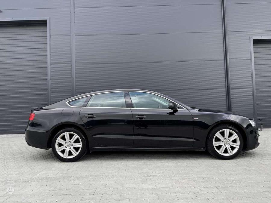 Black Audi A5 Sportback 2016 in Klaipeda, with an engine capacity of 1.80 L and mileage of 255 thousand km for 10500 €, photo 5 on AUTOMOTO.COM.LV