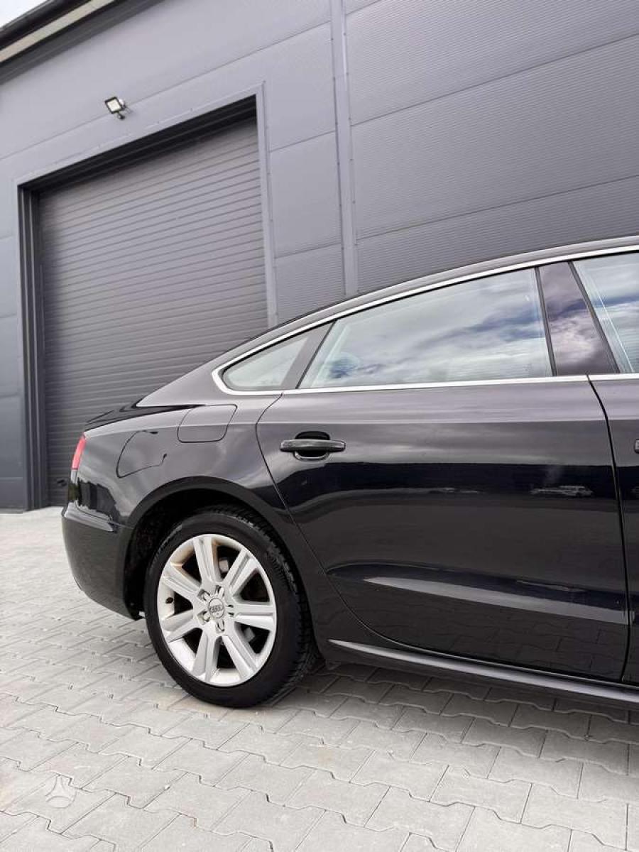 Black Audi A5 Sportback 2016 in Klaipeda, with an engine capacity of 1.80 L and mileage of 255 thousand km for 10500 €, photo 6 on AUTOMOTO.COM.LV