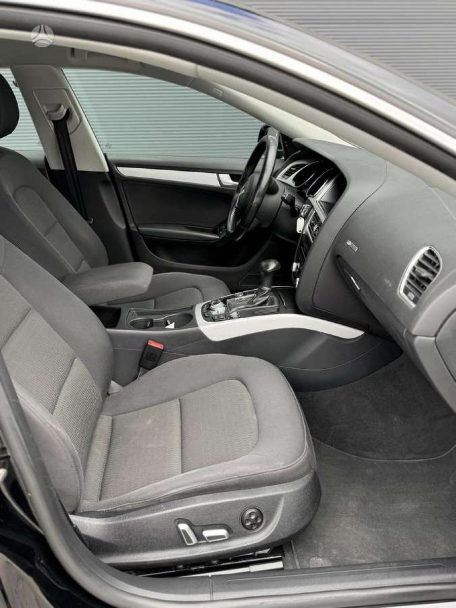 Black Audi A5 Sportback 2016 in Klaipeda, with an engine capacity of 1.80 L and mileage of 255 thousand km for 10500 €, photo 12 on AUTOMOTO.COM.LV