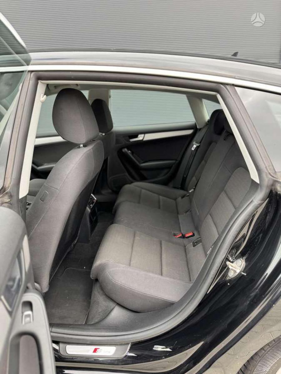 Black Audi A5 Sportback 2016 in Klaipeda, with an engine capacity of 1.80 L and mileage of 255 thousand km for 10500 €, photo 23 on AUTOMOTO.COM.LV