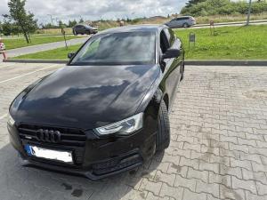 Melns Audi A5 Sportback 2016 Palanga, ar dzinēja tilpumu 1.97 L un nobraukumu 102 tūkst. km par 13200 €, foto  vietnē AUTOMOTO.COM.LV