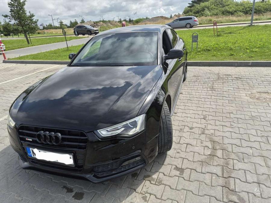 Черный Ауди A5 Sportback 2016 в Паланга, объемом двигателя 1.97 л и пробегом 102 тыс. км за 13200 €, фото 1 на AUTOMOTO.COM.LV