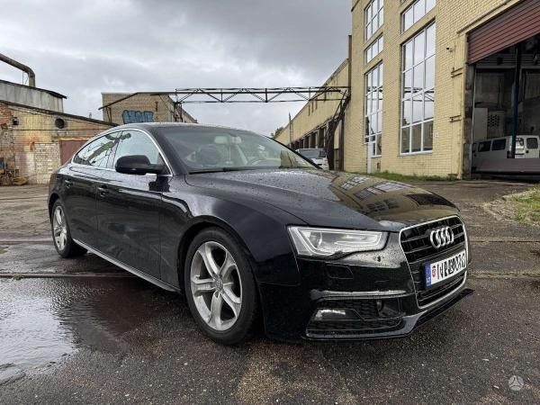 Melns Audi A5 Sportback 2016 Kauņa, ar dzinēja tilpumu 1.80 L un nobraukumu 218 tūkst. km par 9900 €, foto 3 vietnē AUTOMOTO.COM.LV