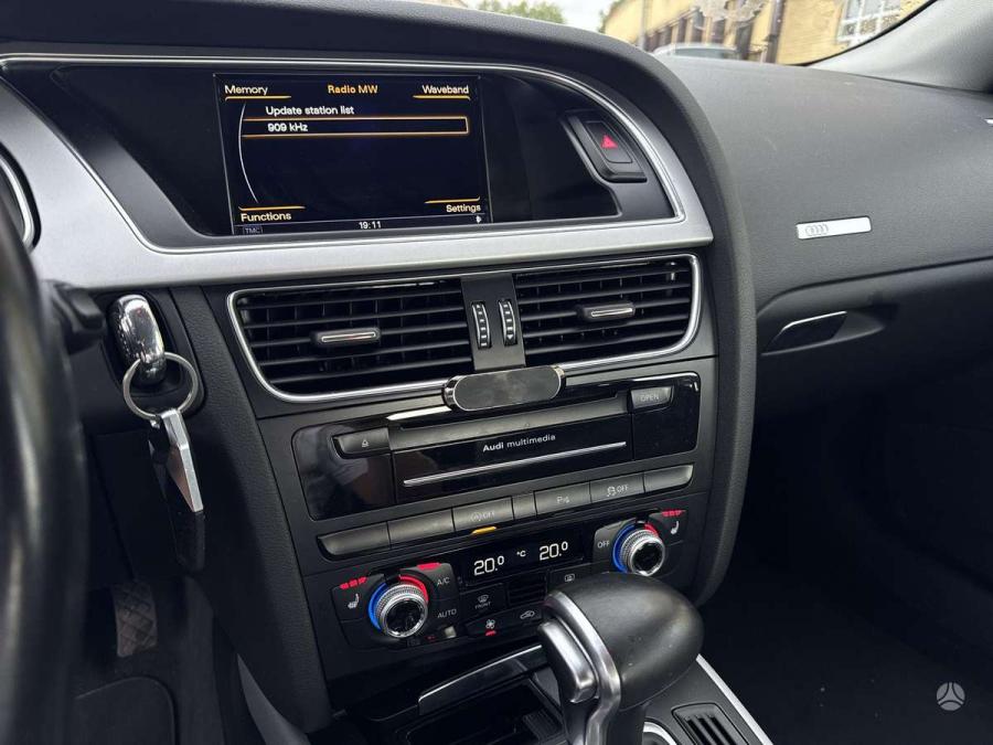 Melns Audi A5 Sportback 2016 Kauņa, ar dzinēja tilpumu 1.80 L un nobraukumu 218 tūkst. km par 9900 €, foto 11 vietnē AUTOMOTO.COM.LV