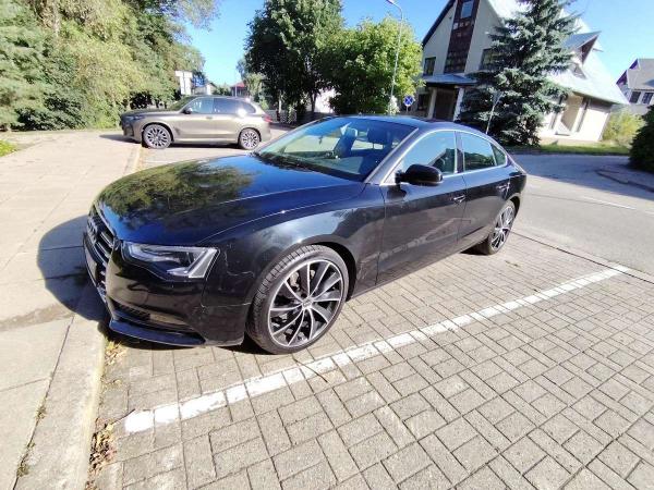 Черный Ауди A5 Sportback 2016 в Паланга, объемом двигателя 1.80 л и пробегом 128 тыс. км за 14999 €, фото 1 на AUTOMOTO.COM.LV