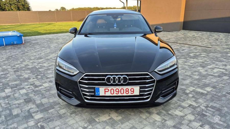 Melns Audi A5 Sportback 2017 Kauņa, ar dzinēja tilpumu 2.00 L un nobraukumu 250 tūkst. km par 15999 €, foto 3 vietnē AUTOMOTO.COM.LV